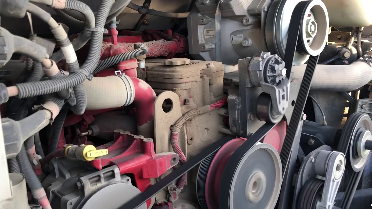 Cummins ISL startup - YouTube