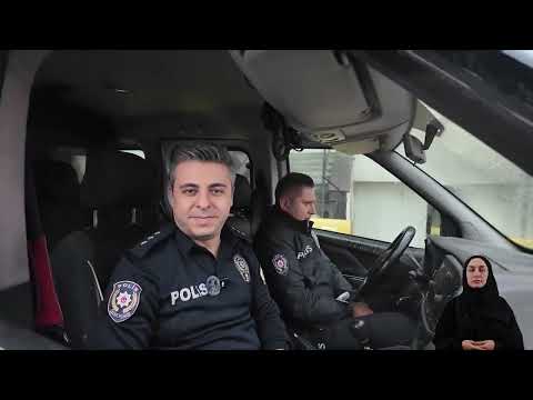 Sivas'ta Polisten Kadına Şiddetle Mücadele Mesajı