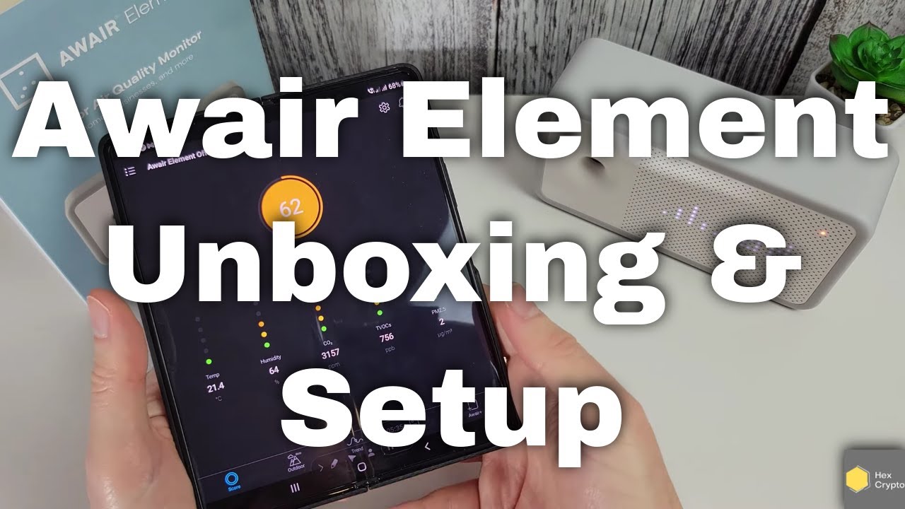 Awair Element - Unboxing and Initial Setup - YouTube