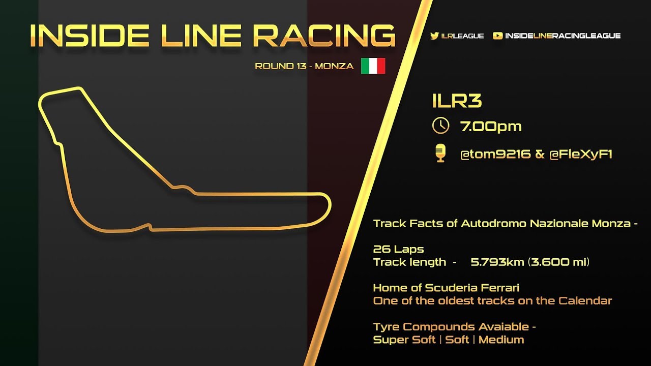 Inside Line Racing | R13 Italian Grand Prix | ILR3 - YouTube