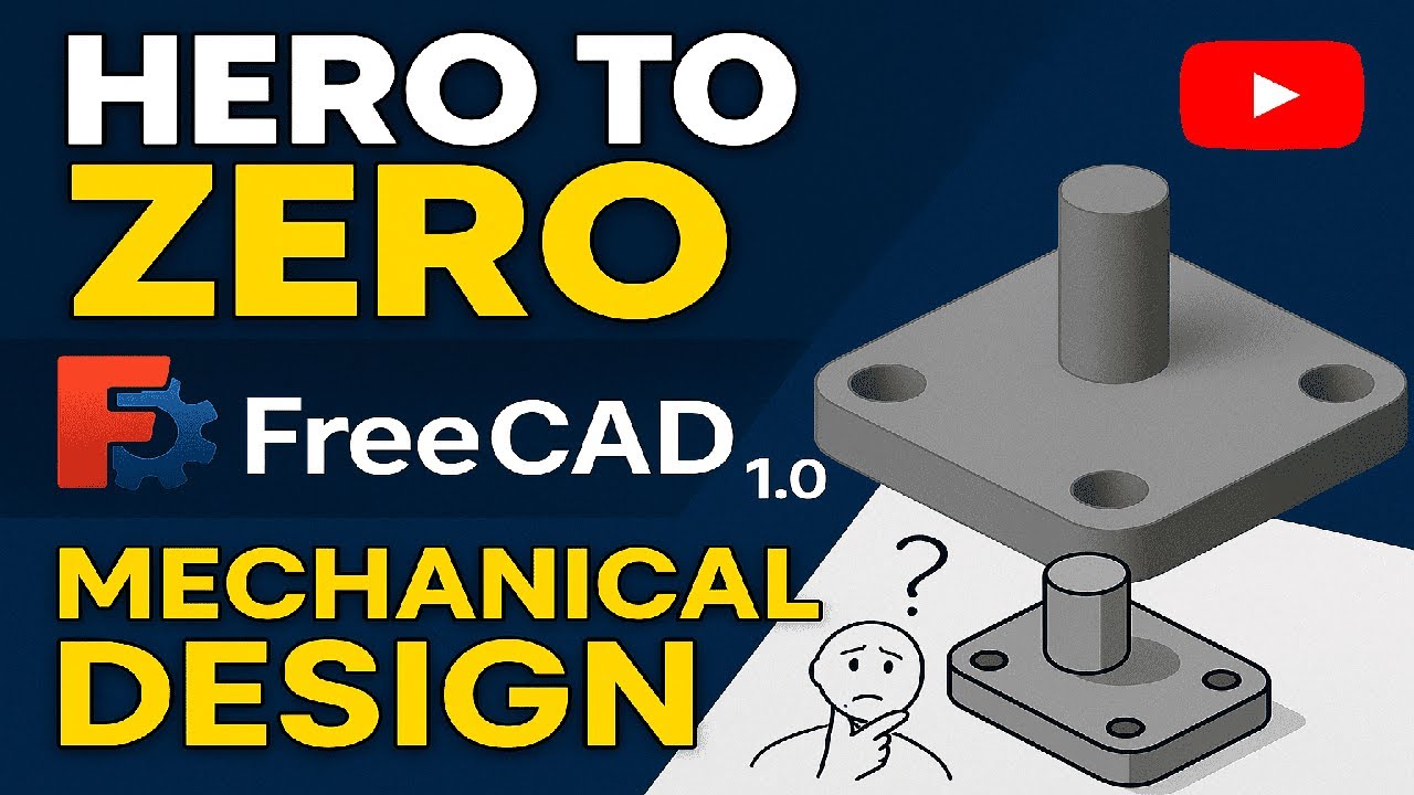 Zero to Hero – FreeCAD 1.0 Mechanical CAD Design | Beginner to Pro ...