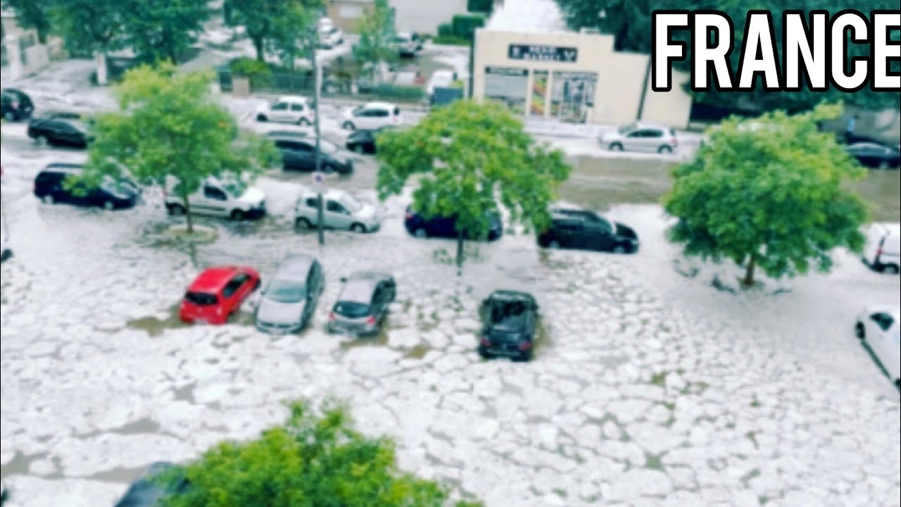 Hailstorm in Paris! (2021) - YouTube