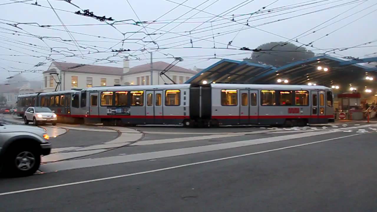Muni LRV at West Portal & Ulloa St. - YouTube