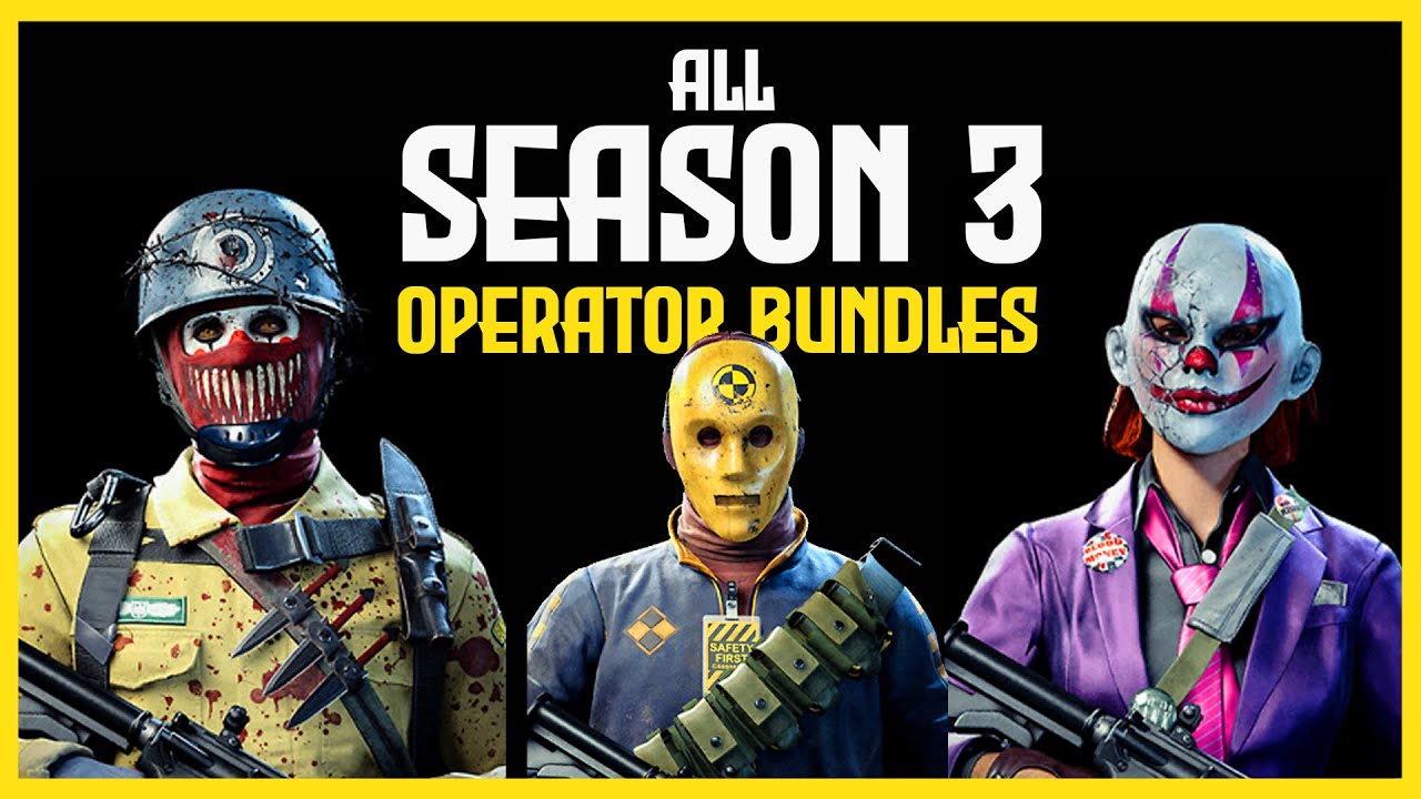 ALL 20+ [NEW] SEASON 3 OPERATOR BUNDLES for BLACKOPS COLDWAR & WARZONE ...