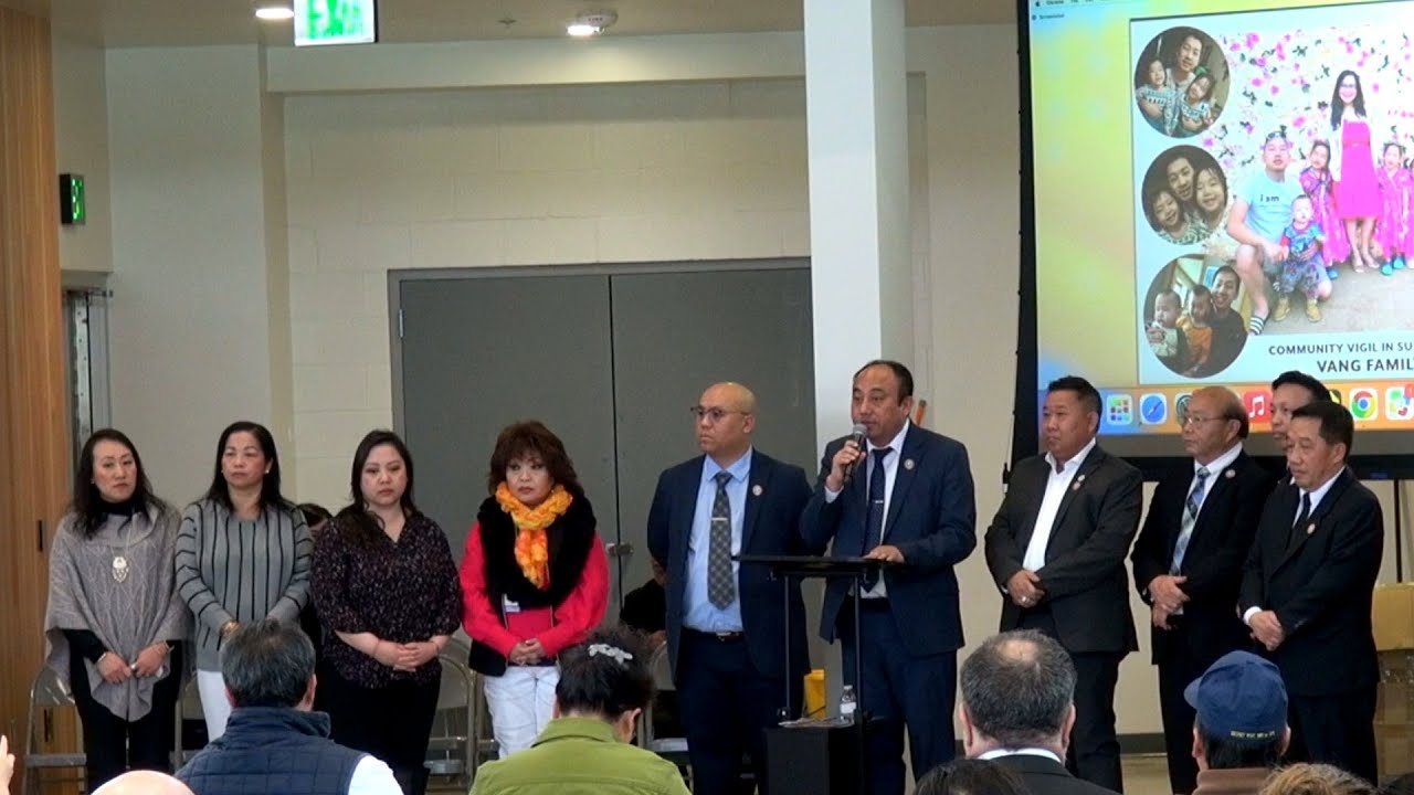 Community Vigil in Support Pa Cheng Vang Family - YouTube