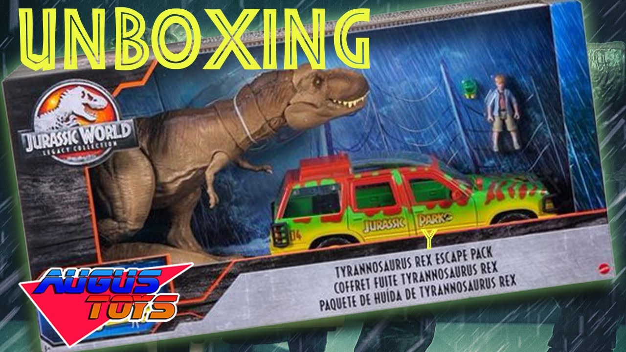 ESCAPE DE T-REX, EXPLORER Y TIM DE JURASSIC PARK LEGACY COLLECTION ...