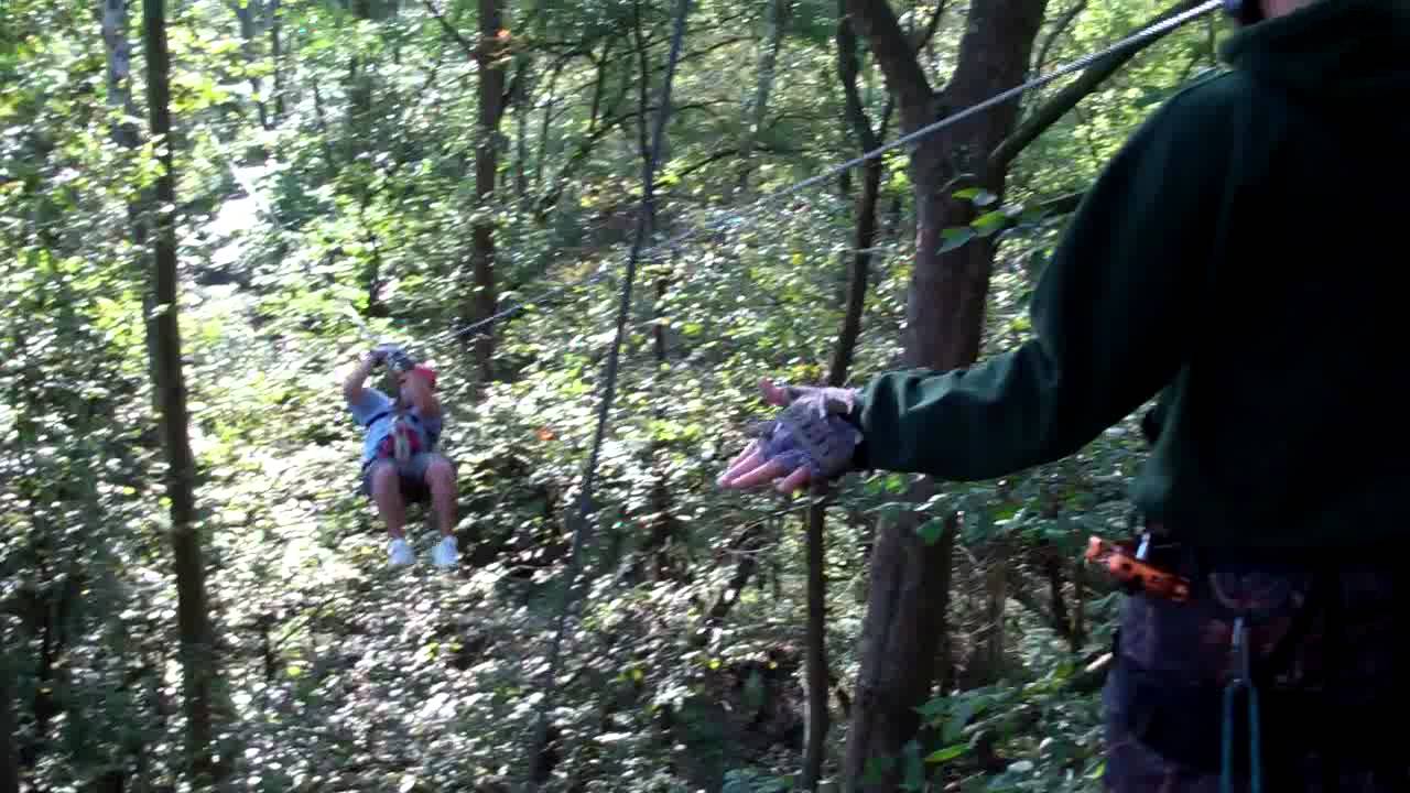 Hocking Hills Zip Line Canopy Tours 13 - YouTube