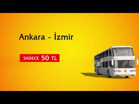 Ankara - İzmir Otobüs Bileti Sadece 50 TL biletexpert.com