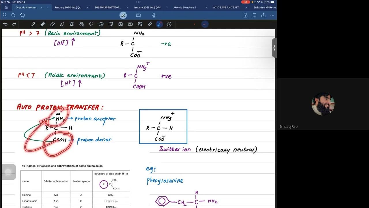 A2 CHEMSITRY | AMIDE | LECTURE 1 | AMINO ACID - YouTube