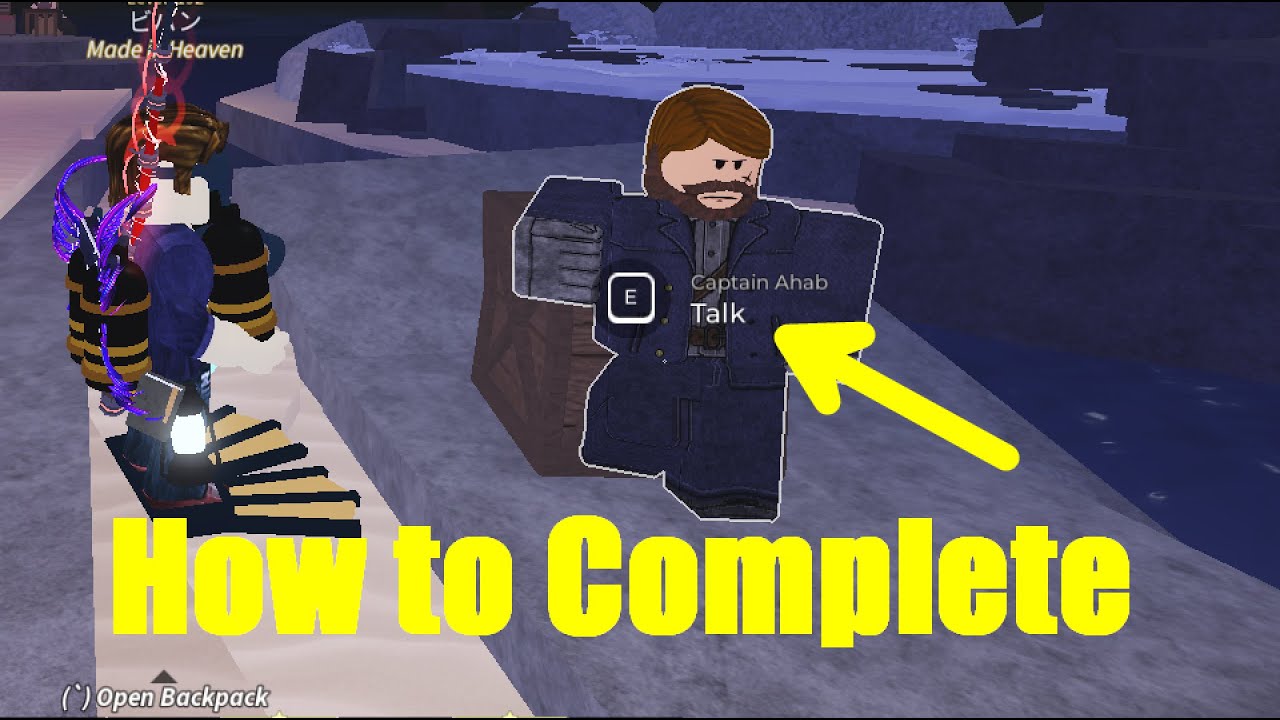 How to Complete CAPTAIN AHAB QUEST in Fisch! - How to Catch Moby in ...