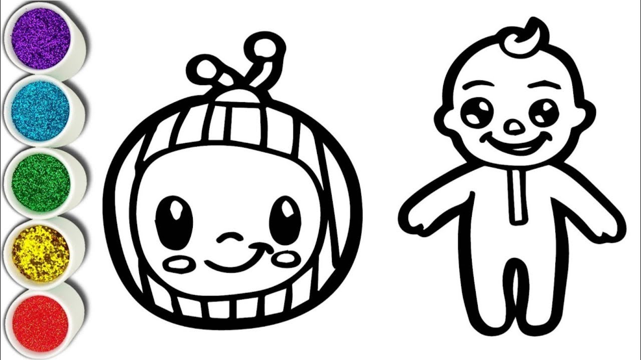 Cocomelon Drawing, Painting & Coloring For Kids and Toddlers_ Child Art ...