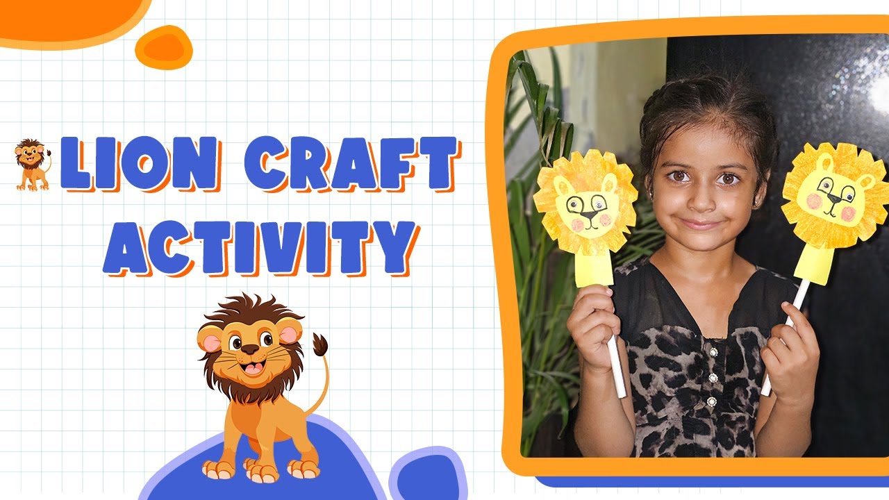 Fun & Easy Simba Craft Created by UKG Students | Nature Around Us ...