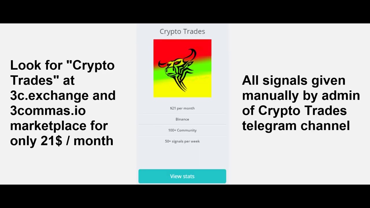Crypto Trades scalp signals for 3c.exchange marketplace - YouTube