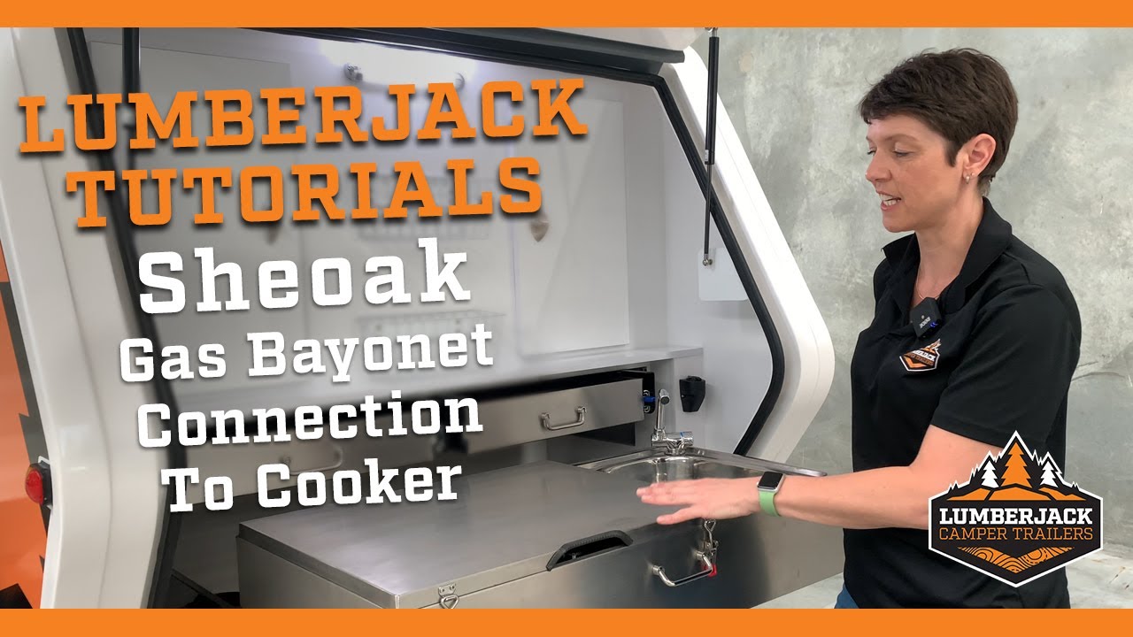 LJ Tutorials Sheoak Gas Bayonet Connection to Cooker - YouTube
