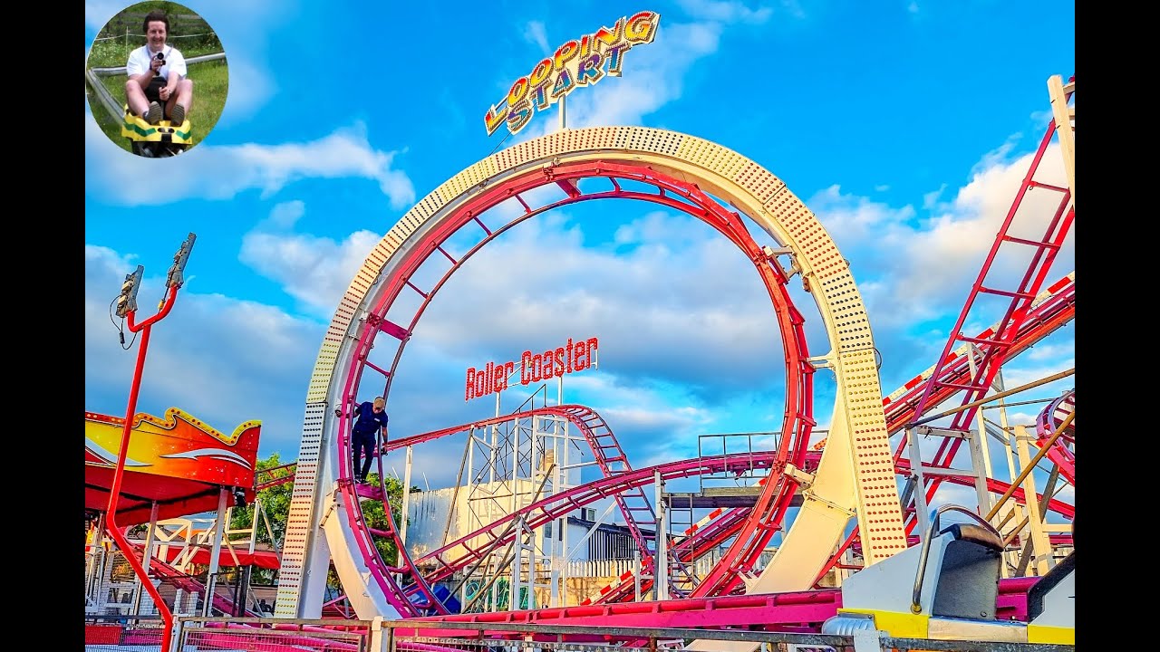 Roller Coaster / Looping Start (Pinfari Looper) Off-Ride Footage - 2025 ...