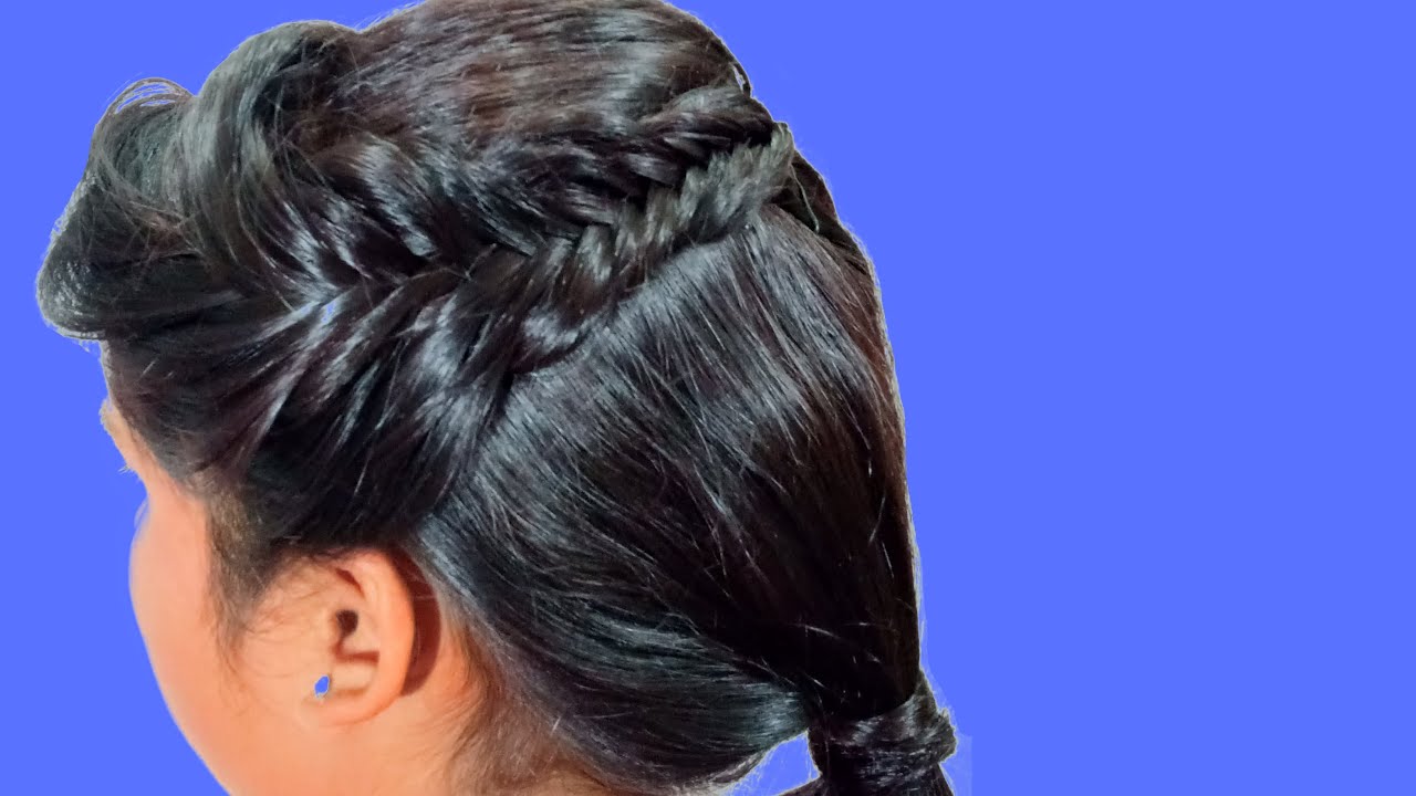 Side Design Hairstyle for Ladies | Hairstyle for Party, Wedding ...
