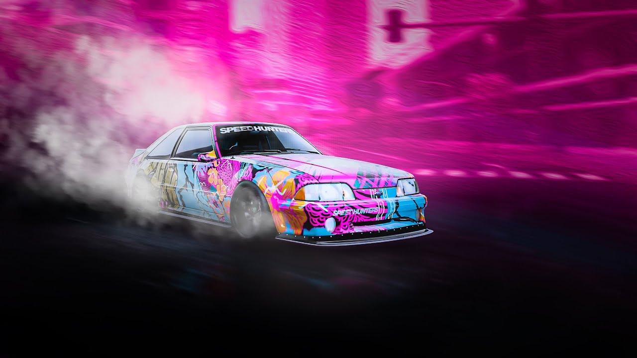 NFS Unbound Ford Mustang Foxbody Screenshot Photoshop Edit - YouTube