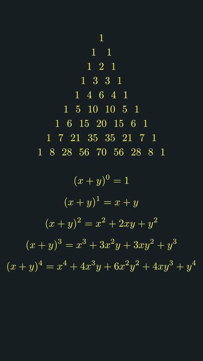 Pascal's triangle - YouTube