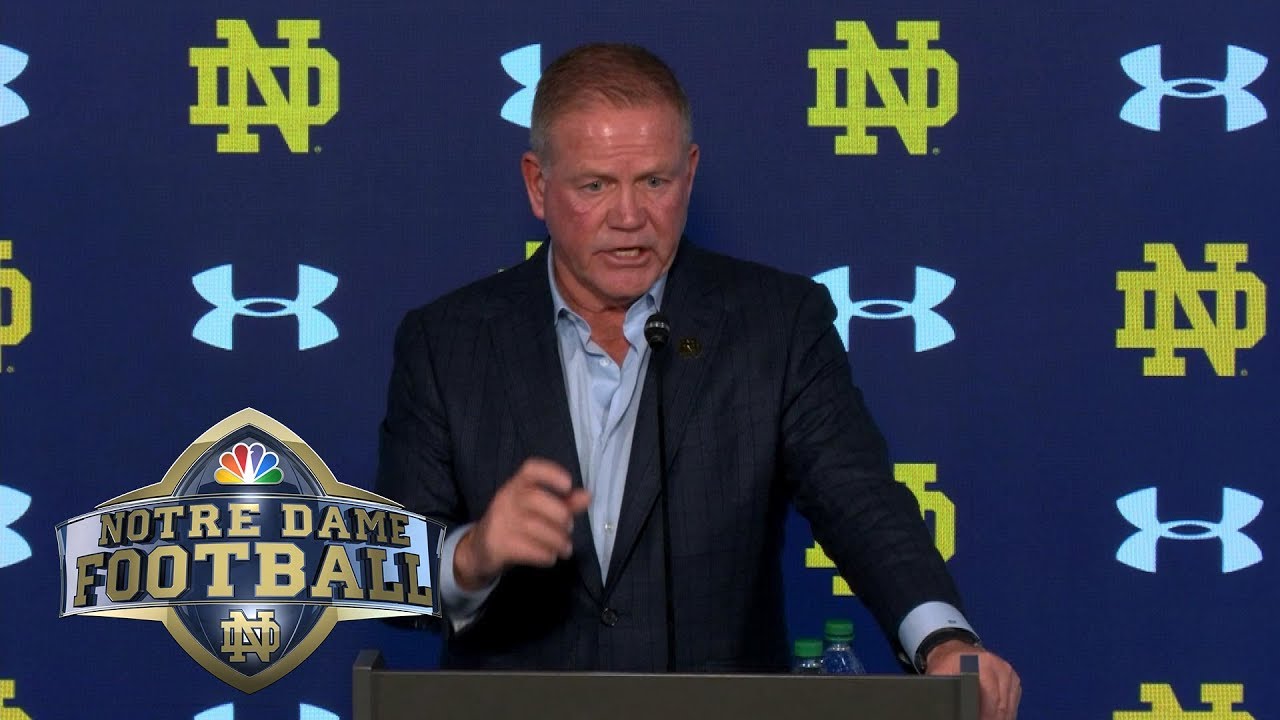 Brian Kelly press conference, USC vs. Notre Dame (FULL) | 10/12/19 ...