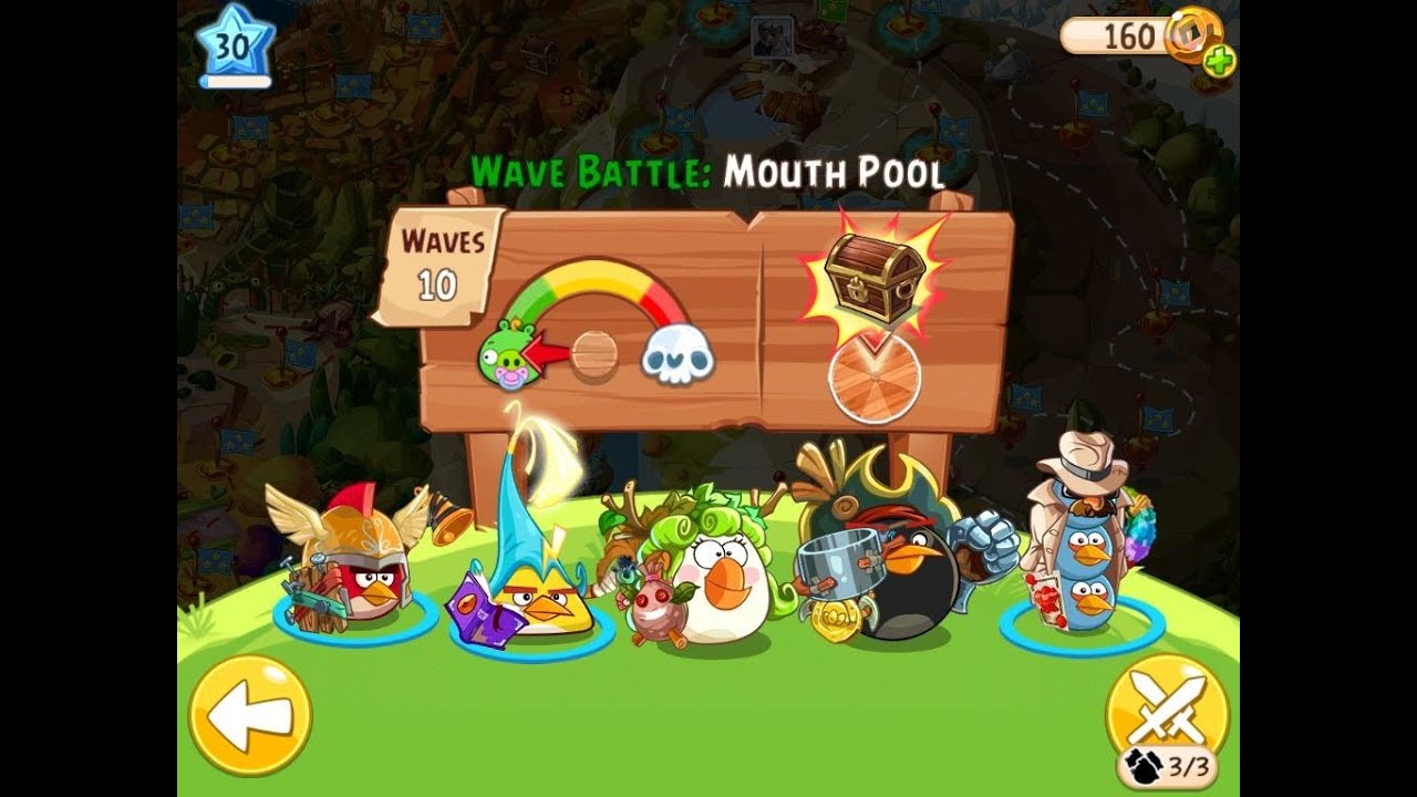 Angry Birds Epic Mouth Pool Walkthrough - YouTube