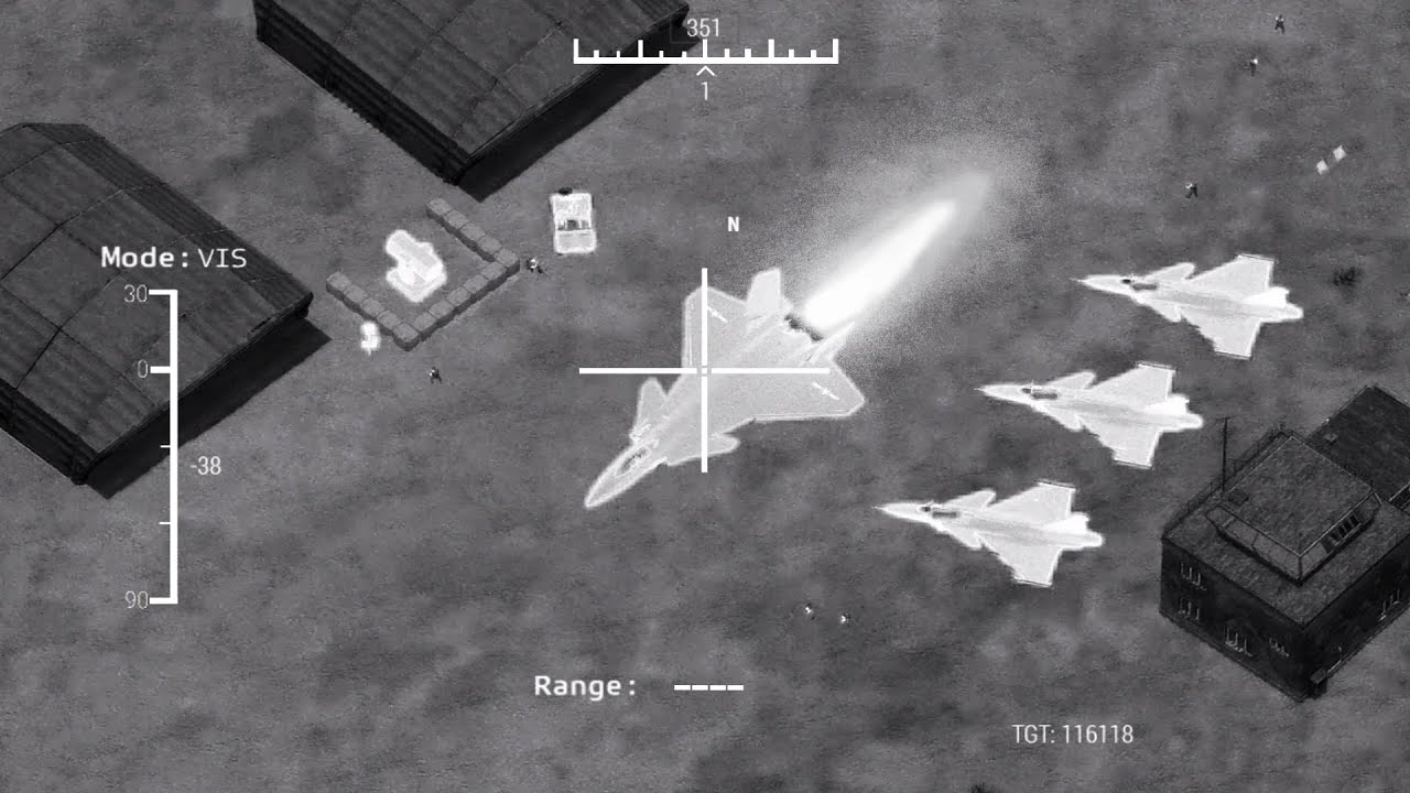 AC-130 in Action - Combat Footage - Thermal - AC 130 Gunship - Military ...