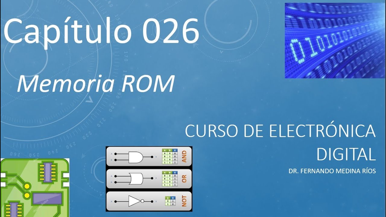 La memoria ROM, implementación en Arduino (Electrónica Digital Cap. 026 ...