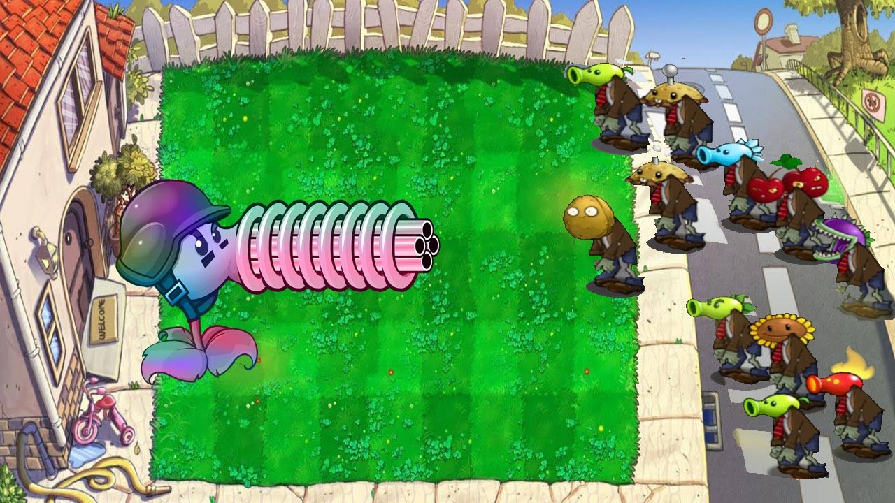 Pvz DLC Mod Minigames Zombotany 3 - YouTube