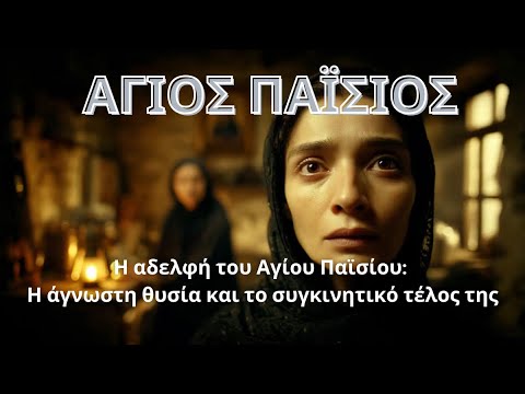 Η Αδελφή του Αγίου Παϊσίου – Η άγνωστη θυσία που κανείς δεν έμαθε - YouTube