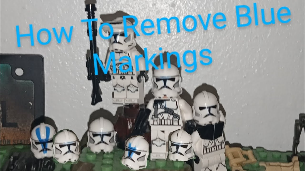 Lego Star Wars Clone Markings Removed How To - YouTube