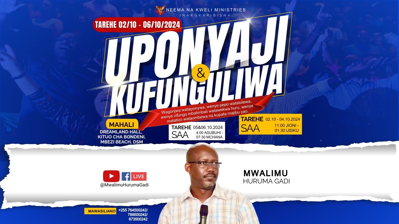 #Healing&Deliverance | DAR ES SALAAM | DAY I | 02.10.2024 - YouTube