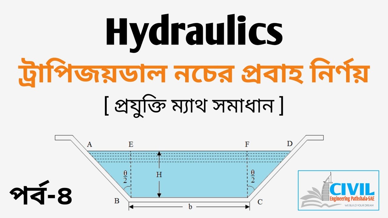 Trapezoidal Notch (Bangali) | Part-4 | Hydraulics | Notch | Diploma ...