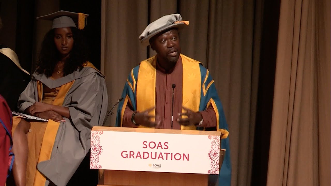 Opening Address by Sir David Adjaye OBE | SOAS Graduation 2018 | SOAS ...