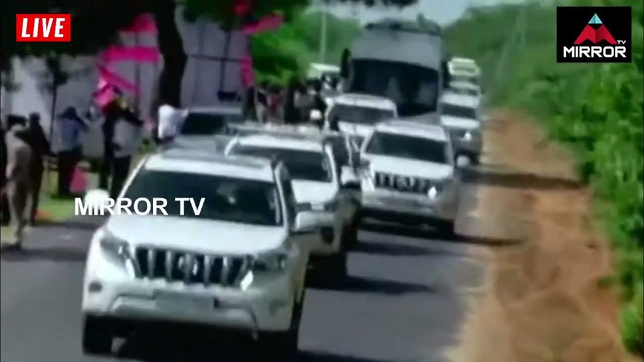 CM KCR Convoy Today | Munugode TRS Public Meeting | KCR Convoy | KCR Munugode Live | Mirror TV ...
