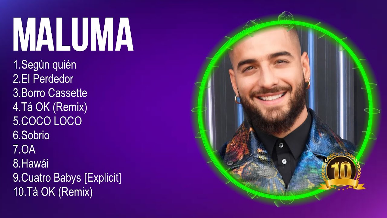 Maluma Latin Songs Playlist Full Album ~ Best Songs Collection Of All ...