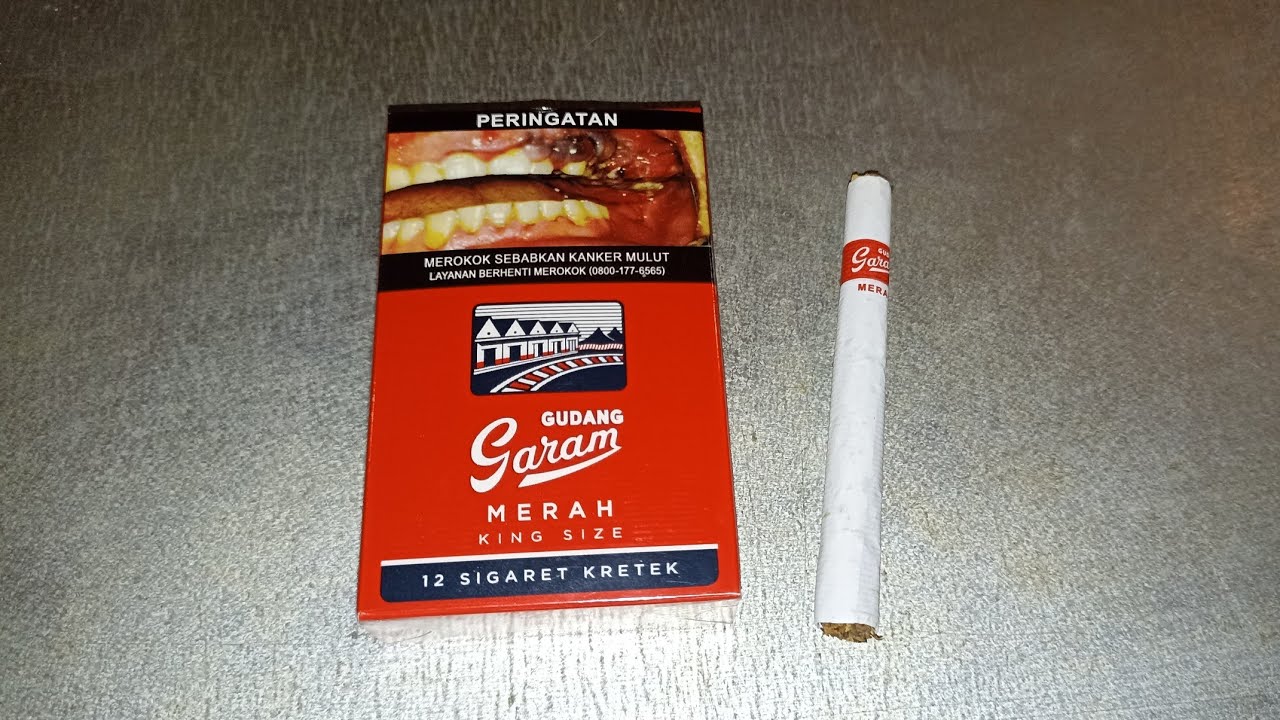 REVIEW ROKOK GUDANG GARAM MERAH | Kretek Yang Renyah - YouTube