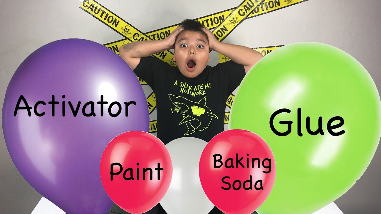 Making Slime With Giant Balloons! Giant Slime Balloon Tutorial ...