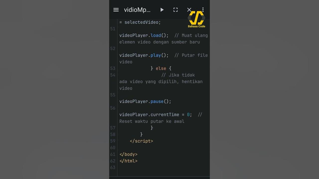 MP4 Player | #html #css #javascript #coding #shorts - YouTube