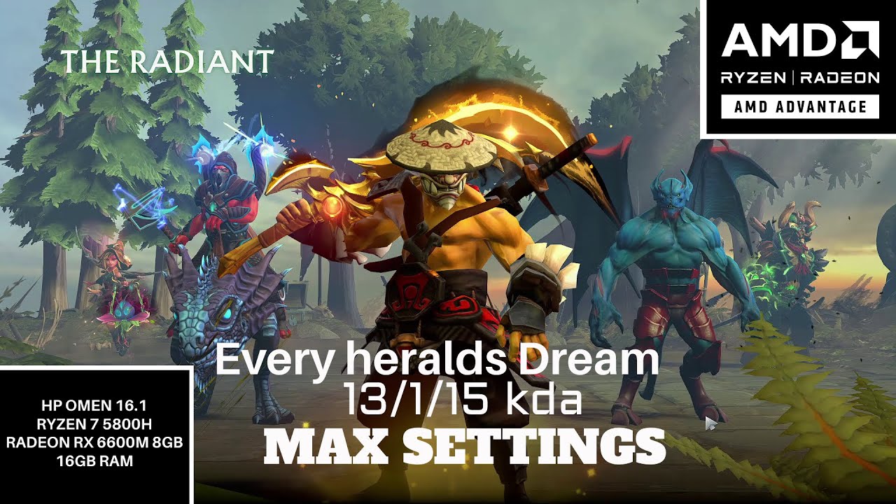 When They Almost Had You - Dota 2 - Max Settings - AMD Advantage Laptop ...