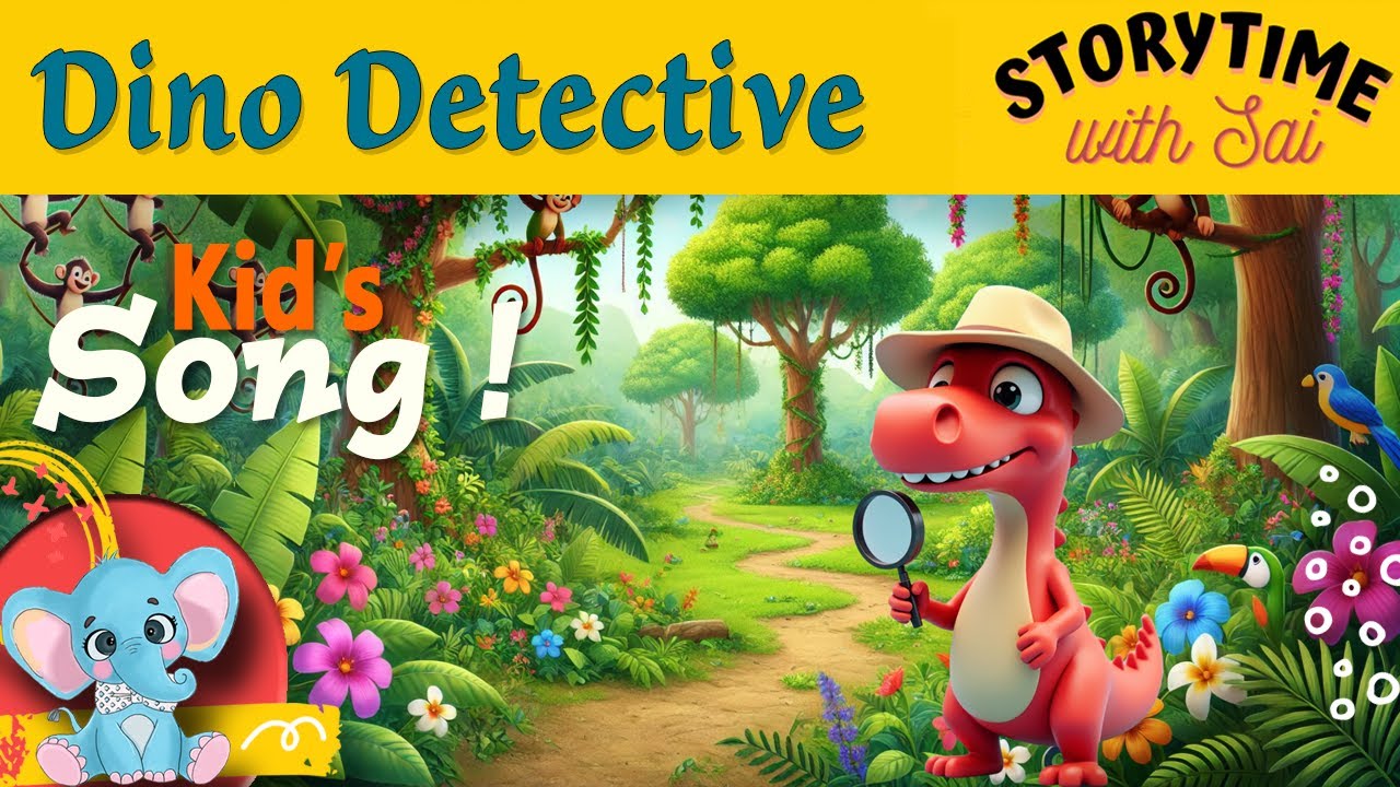 🔍Detective Dino🦖 | Children Song | Fun Song for Kids #funsongsforkids # ...