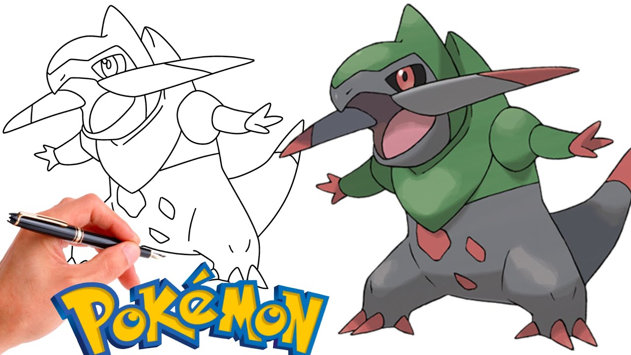 How To Draw FRAXURE POKEMON #611 | Generation 5 - YouTube