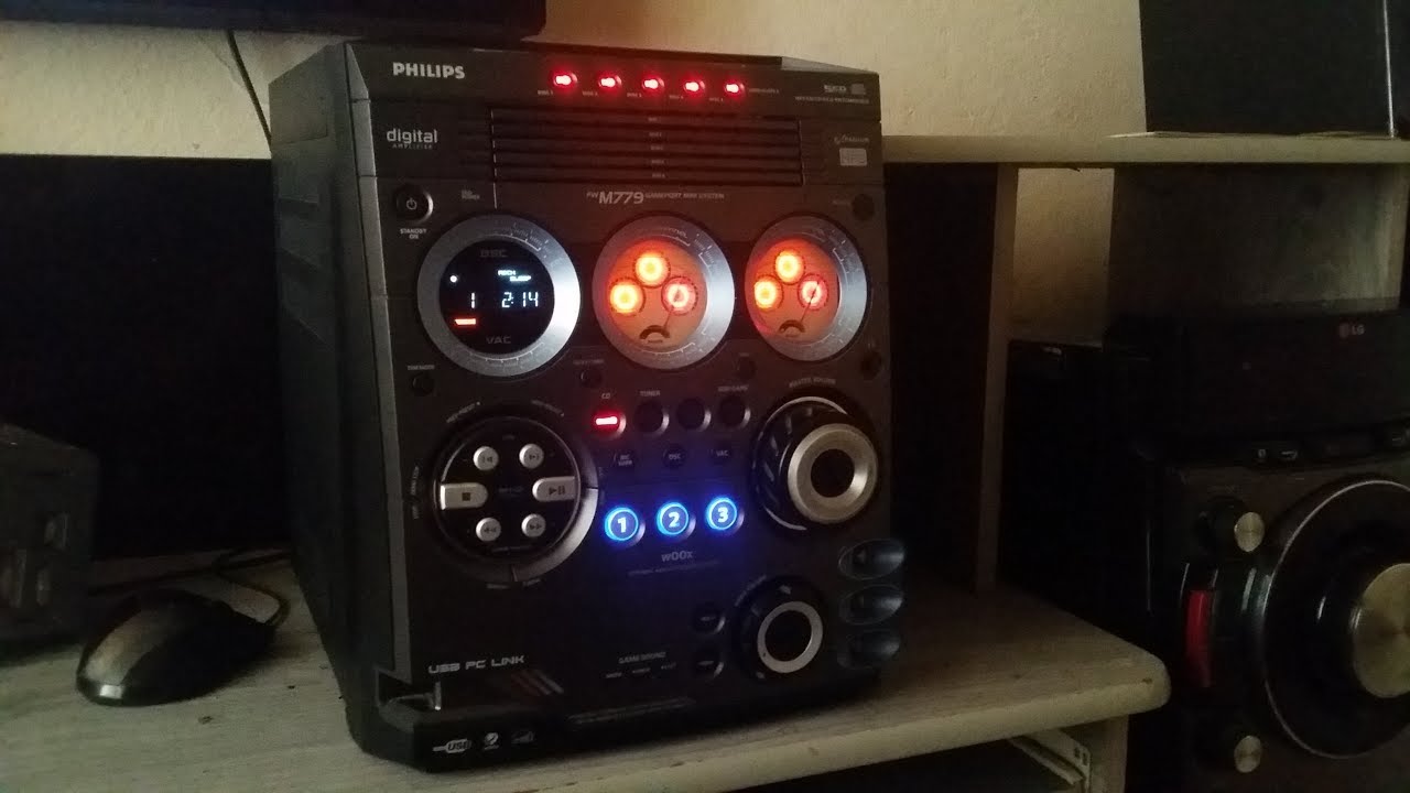 System Philips Fw m779 - YouTube