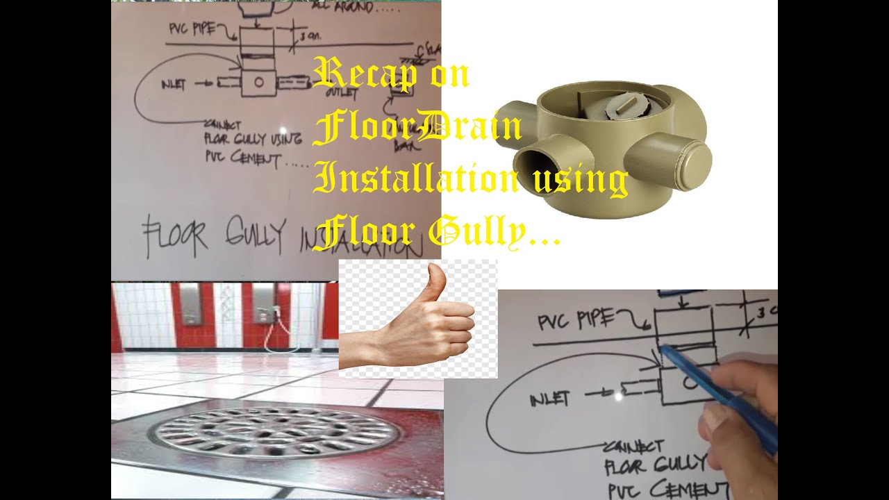Floor Gully Installation - YouTube