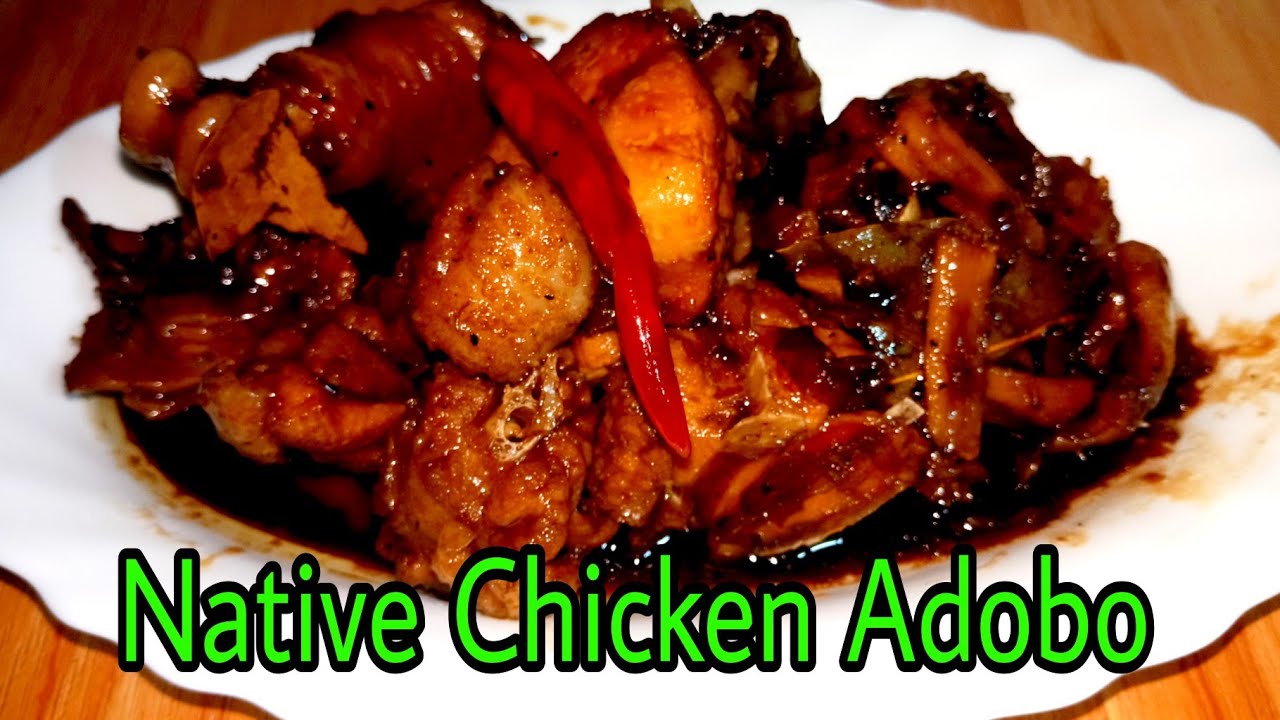 Native Chicken Adobo Recipe/Lutong Bahay Recipe - YouTube