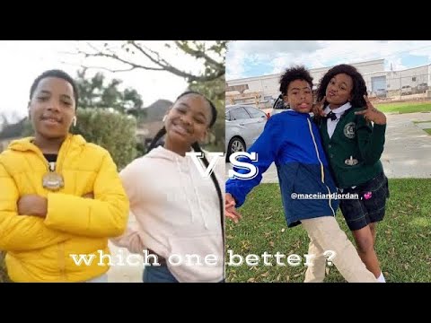 Mykel and Macei VS Jordan and Macei(who’s better together) - YouTube