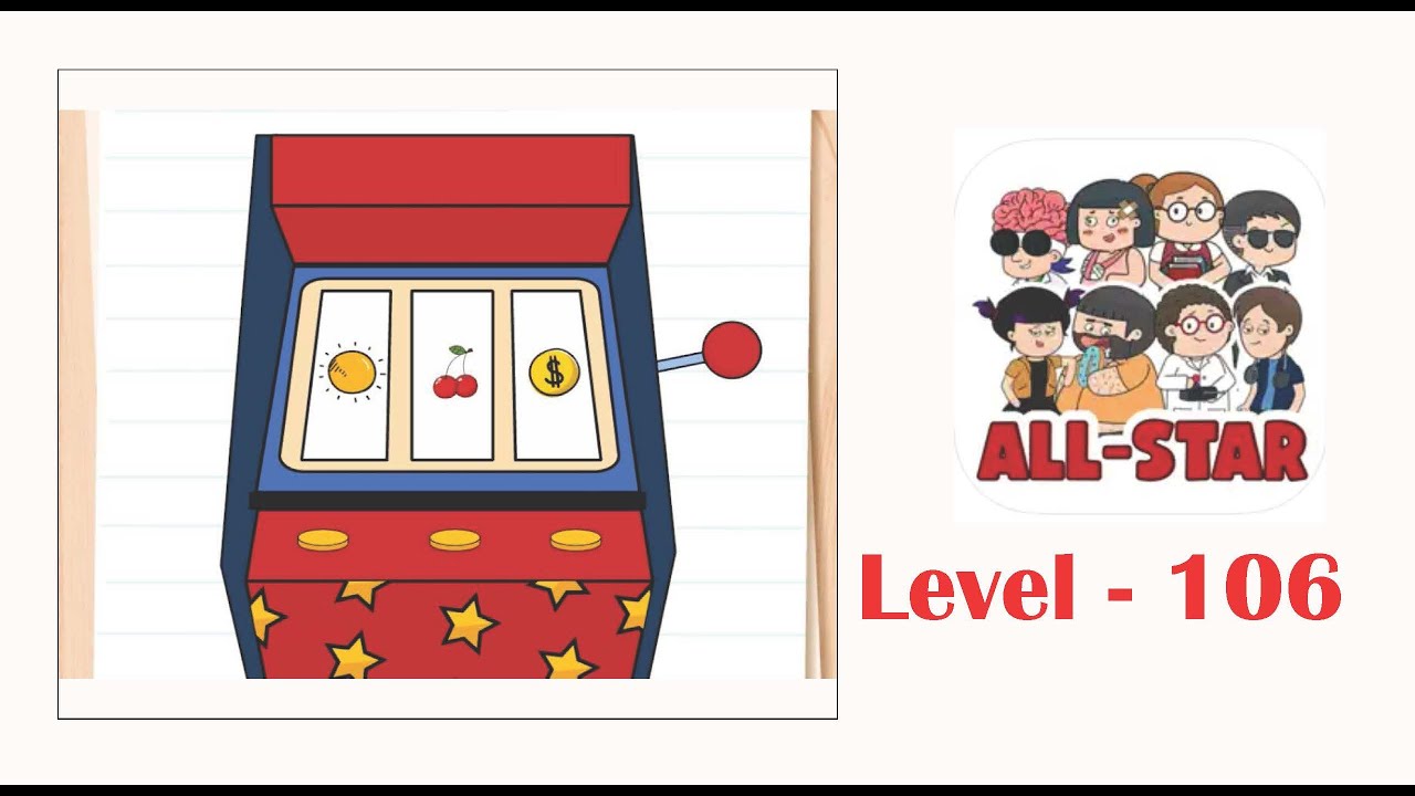 Brain test all star level 106 Help me hit the jackpot. - YouTube