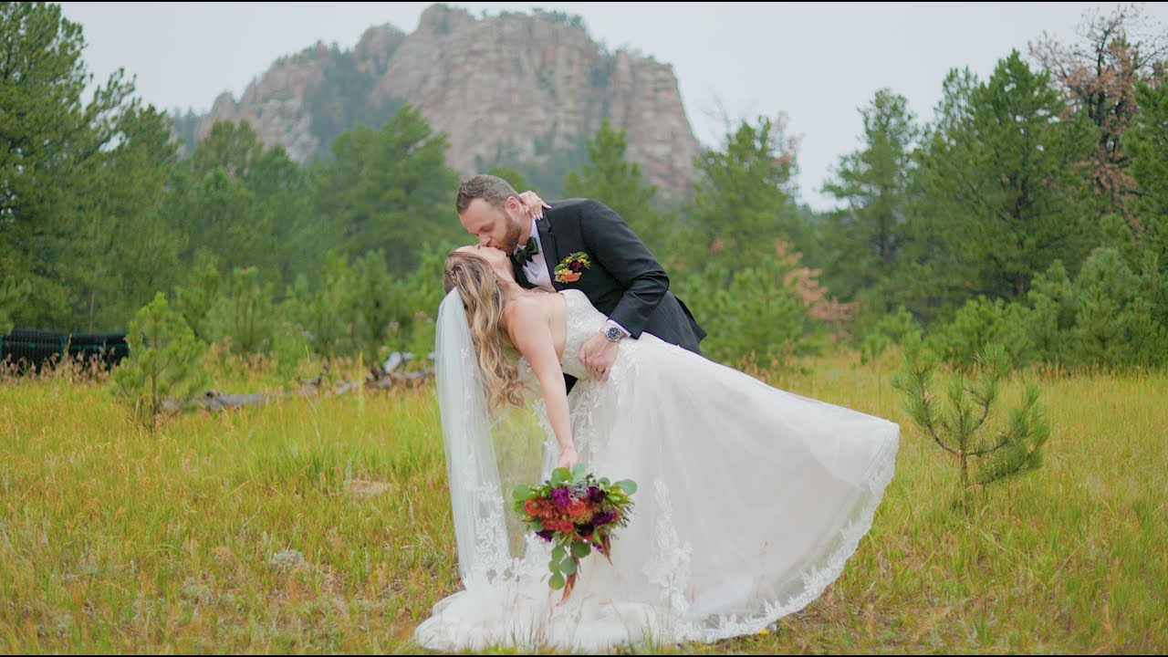 Good Luck Rain | Austin & Amber's Wedding at Mountain View Ranch by ...