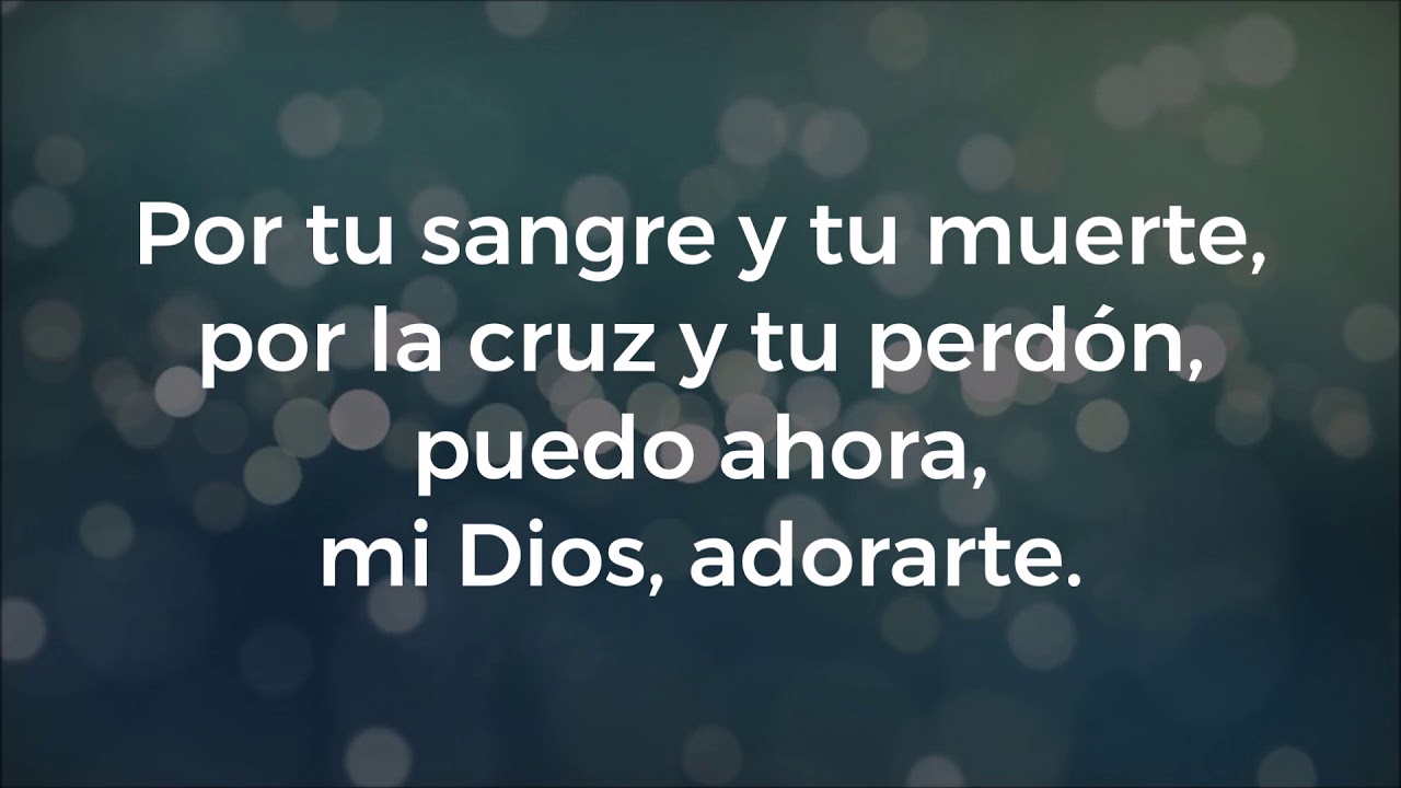 Me rindo ante ti - Esperanza de Vida (Letra) - YouTube