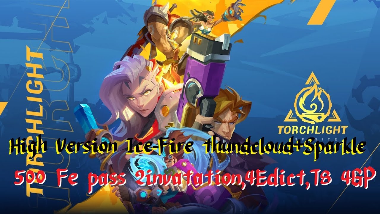 【Torchlight: Infinite S2】High version, Thundercloud + Spark,4 golden ...