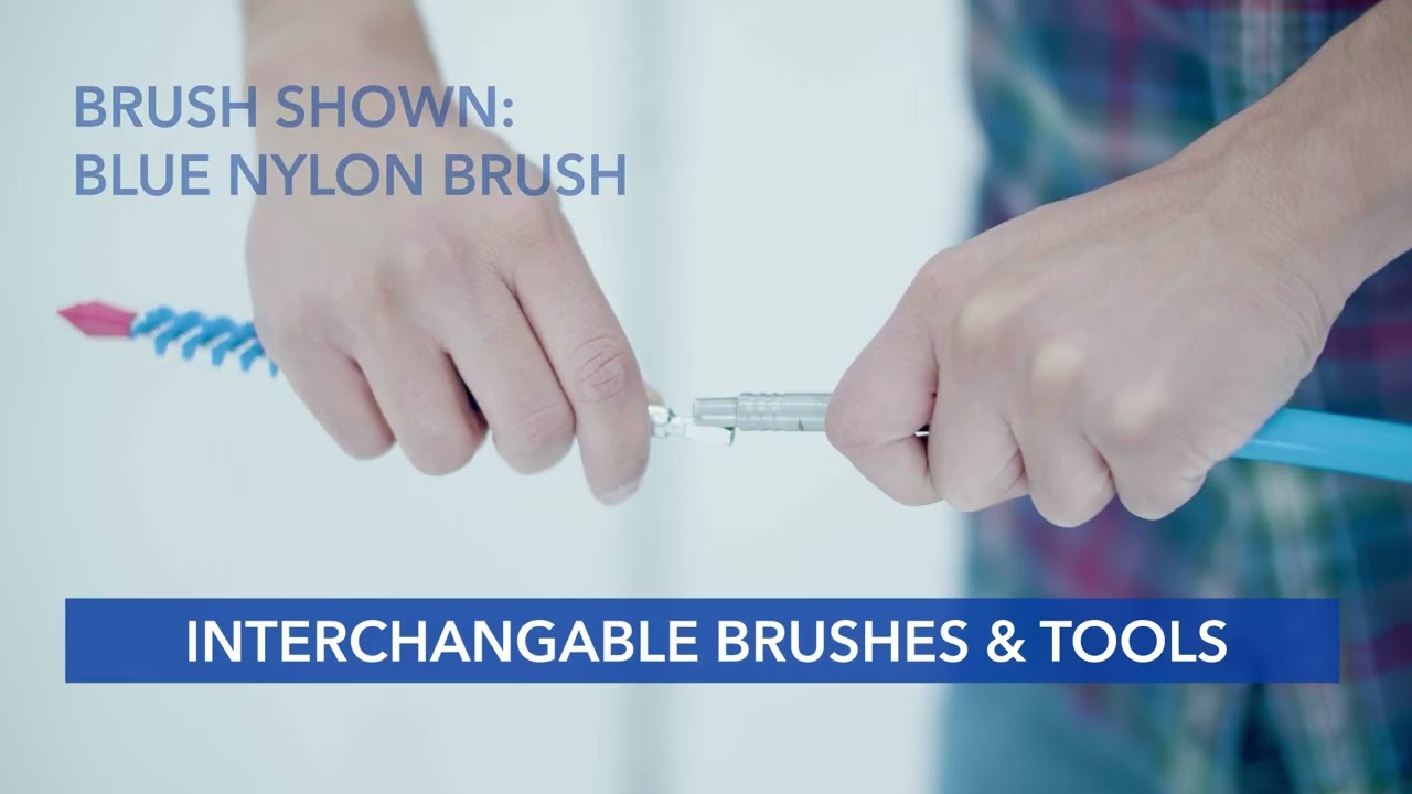 Goodway RAM-4 Rotary Tube Cleaner - YouTube