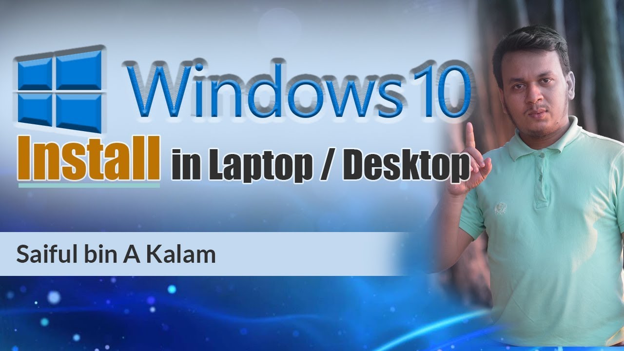 How to Set-Up windows 10 in Laptop - Windows 10 Easy Installation - YouTube